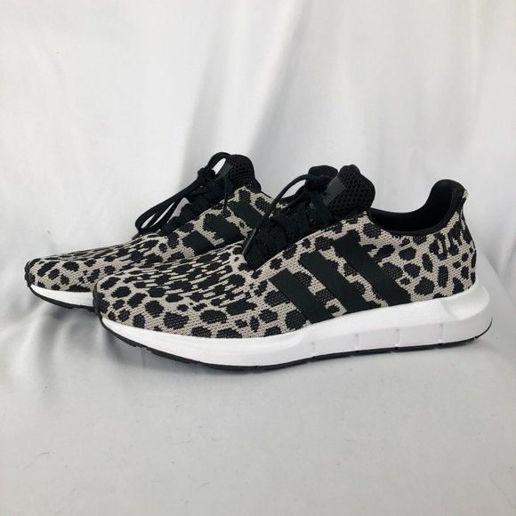 adidas | Shoes | Adidas Original Black And White Swift Run Leopard ...